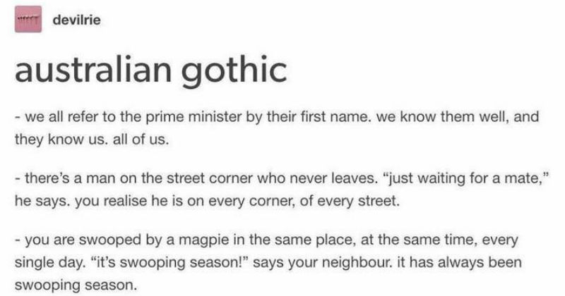 Australians Connect Deeply To This Culturally On Point Tumblr Thread ...