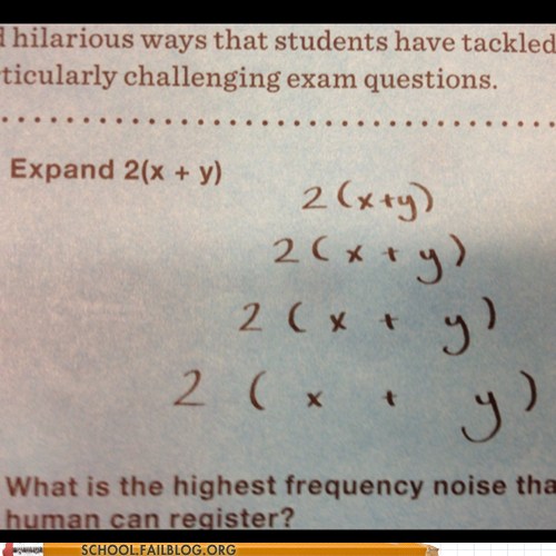 Quite Expanded - School of Fail - homework class test