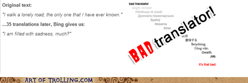 Even Bad Translator saw through Green Day - Art of Trolling - Troll ...