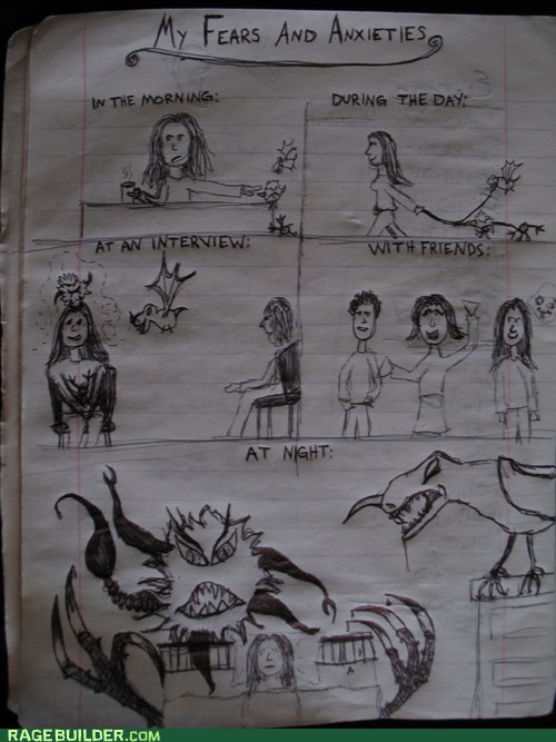 The Nature of Fear (Bonus Handdrawn RAGE!) - Rage Comics - rage comics