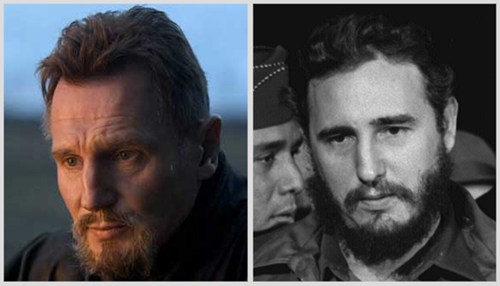 Liam Neeson Totally Looks Like Fidel Castro - Totally Looks Like