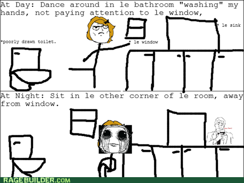 Windows at Night Are 10 Times Scarier - Rage Comics - rage comics