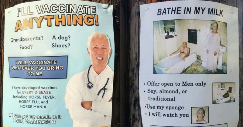 14 Ferociously Funny Flyers Found Around Town To Entertain You Beyond ...