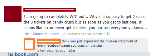 Facebook Game Designing 101 - Failbook - Failing On Facebook