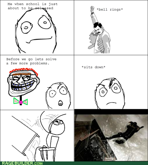 School Some Days - Rage Comics - rage comics