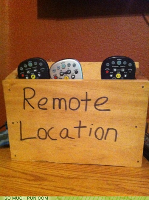 Puns - remote - Funny Puns - Pun Pictures - Cheezburger