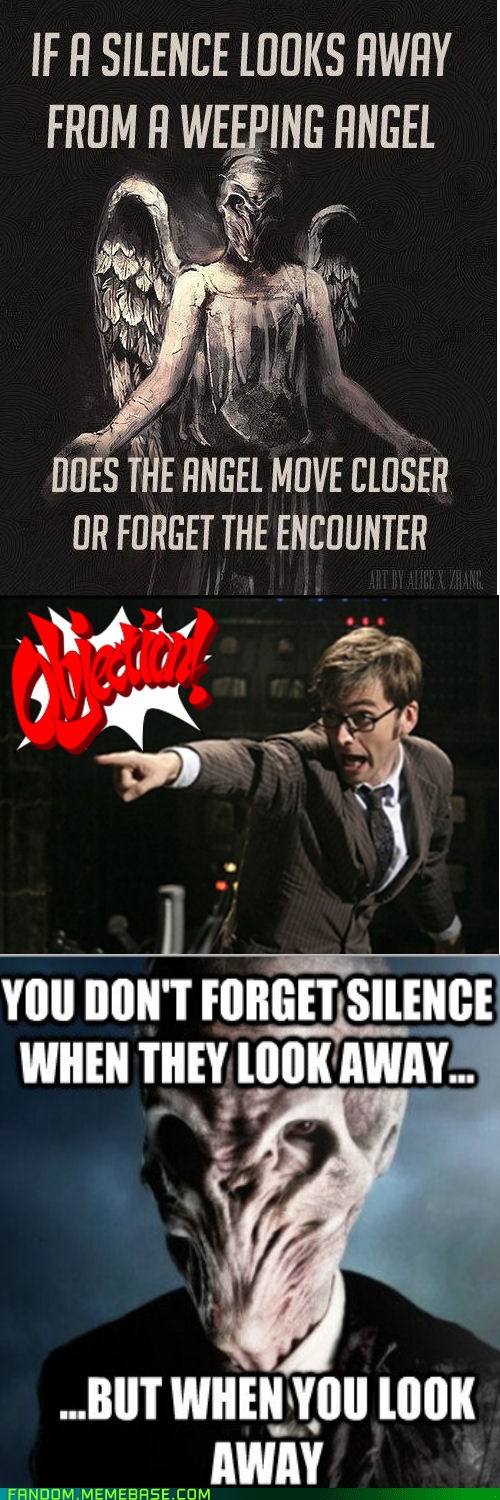 Doctor Who Weeping Angel Meme