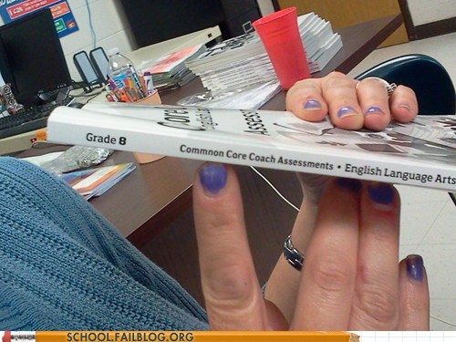 Unfortunate Typo - School of Fail - homework class test