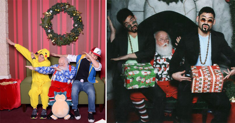 These Hilarious Santa Pics Taken By Two Guys Are A Millennial's ...