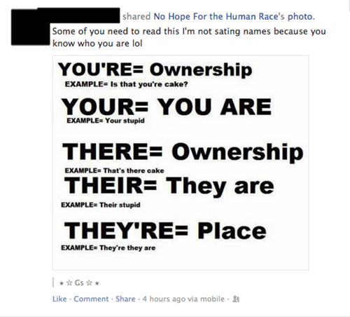 Grammar Meme Youre