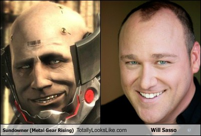 Sundowner (Metal Gear Rising) Totally Looks Like Will Sasso - Totally ...