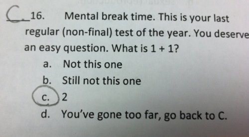 If You Get This Wrong You Automatically Fail - Memebase - Funny Memes