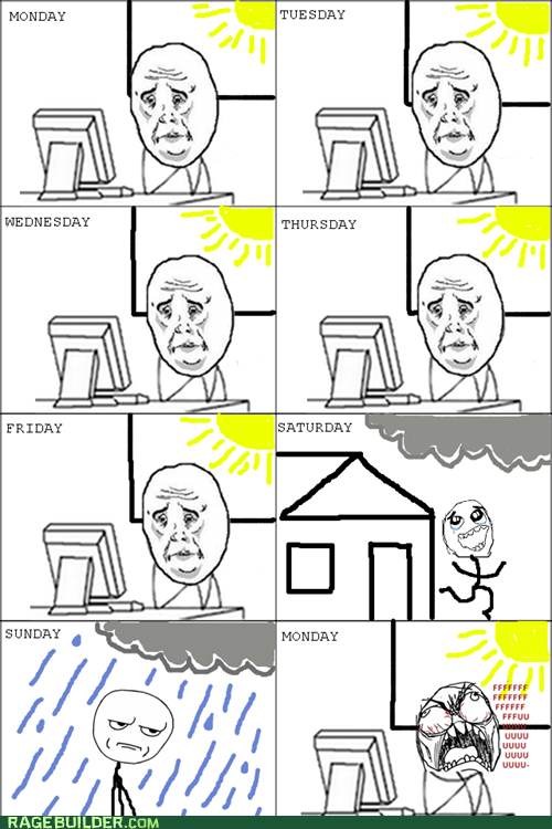 Weekends in Spring - Rage Comics - rage comics
