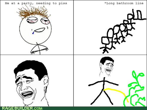 Rage Comics - peeing - Rage Comics - rage comics - Cheezburger