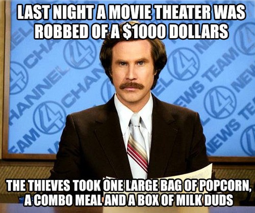 Breaking News: Concessions Cost a Lot - Memebase - Funny Memes