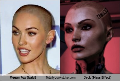 Megan Fox Bald Head
