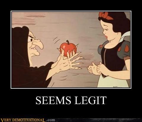 Very Demotivational - snow white - Very Demotivational Posters - Start ...