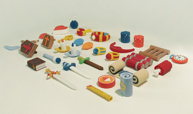 These 3-D Printed Original Legend of Zelda Quest Items Look Tasty ...