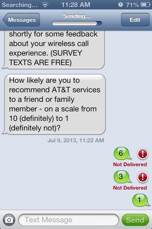 AT&T Ought to Fix Their Text Surveys... - Art of Trolling - Troll ...