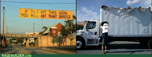 Ignoring Warnings - Rage Comics - rage comics