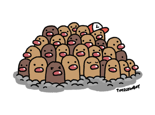 Diglett Wednesday: We Need Mega Dugtrio - Pokémemes - Pokémon, Pokémon GO