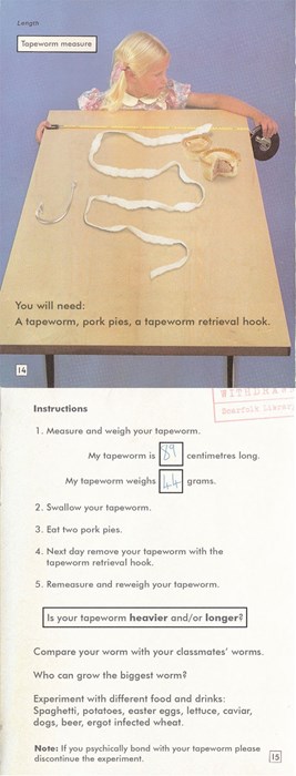 Building a Better Tapeworm - School of Fail - homework class test