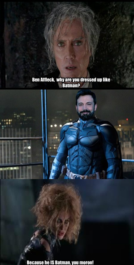 Ben Affleck Trieste Batman Meme Henry Cavill Reacts To Ben Affleck's