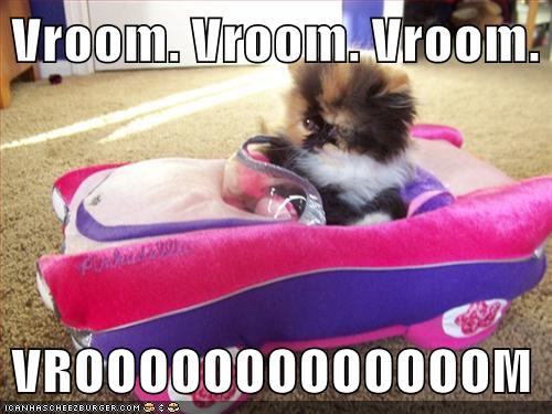 Vroom. Vroom. Vroom. VROOOOOOOOOOOOOM - Lolcats - lol | cat memes ...