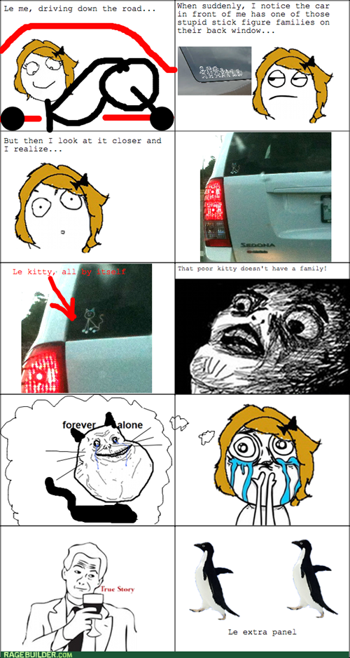 Forever Alone Kitty - Rage Comics - rage comics