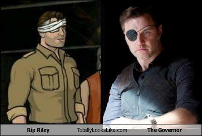 Rip Riley Totally Looks Like The Governor - Totally Looks Like