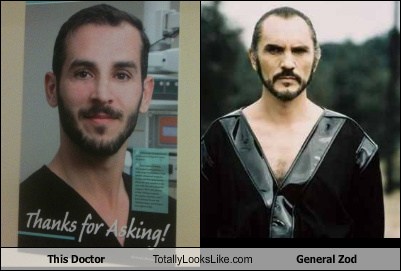 This Doctor Totally Looks Like General Zod - Totally Looks Like