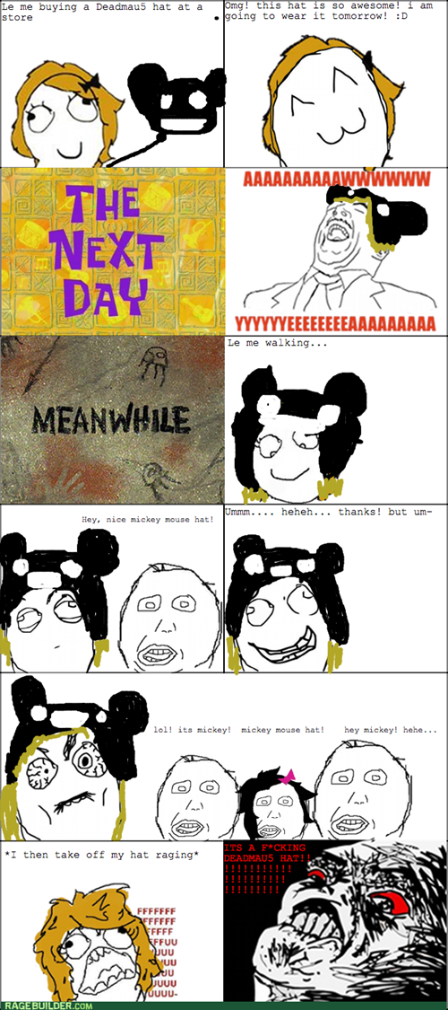 Hat Problems - Rage Comics - rage comics