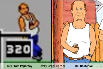 Guy From Paperboy Totally Looks Like Bill Dauterive - Totally Looks Like