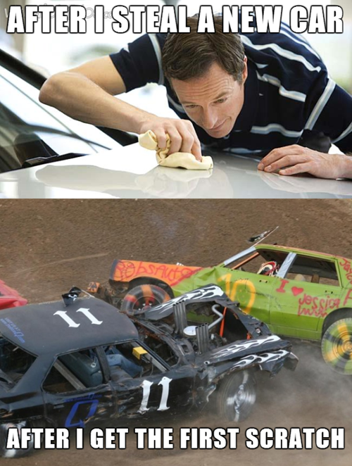 What Happens After Stealing a Car in Grand Theft Auto V - Video Games ...