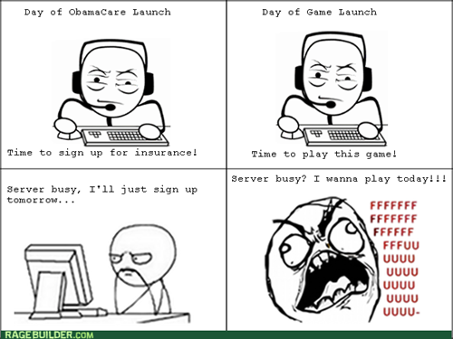 Launch Day Problems... - Rage Comics - rage comics