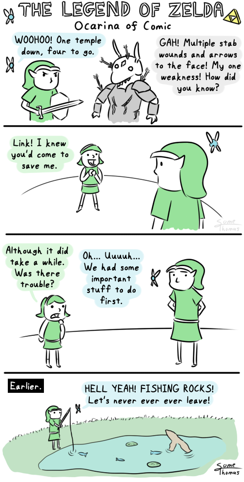 How Link Spends Most of His Time - Video Games - video game memes ...