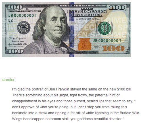 "I'm Not Mad, Just Disappointed." -- Benjamin Franklin - Art of ...