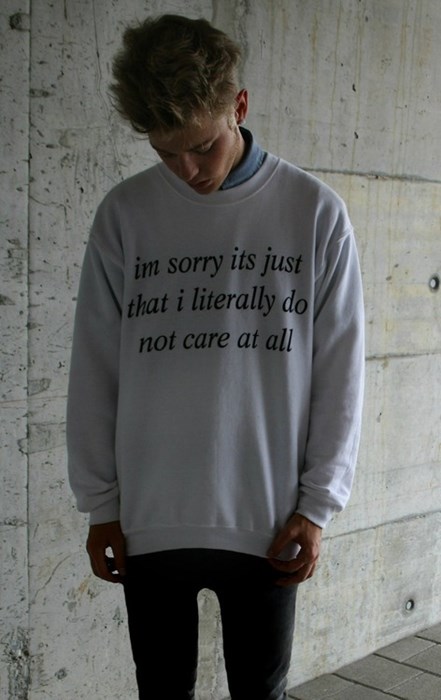 Zero Cares Given - Poorly Dressed - fashion fail