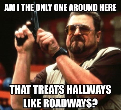 An Easy Way to Stop Running Into Each Other - Memebase - Funny Memes