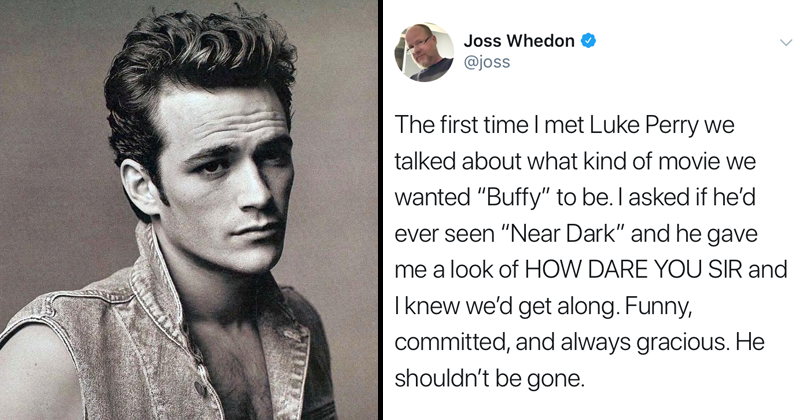 Actor and Heartthrob Luke Perry Dead At 52, Stars Pay Tribute ...