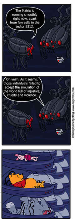 A Scene That Was Cut From The Original Matrix - Web Comics - 4koma ...