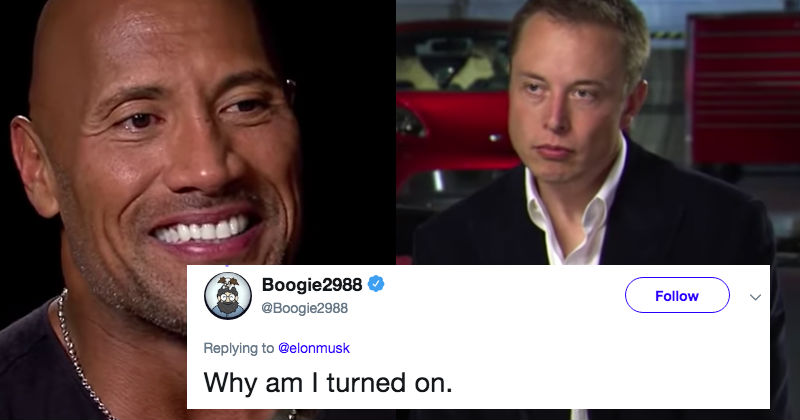 Elon Musk Proves Him And The Rock Are One Photoshop Battle Away From ...