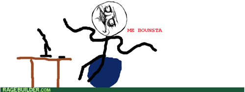 Replacing Your Chair With a Giant Gym Ball - Rage Comics - rage comics