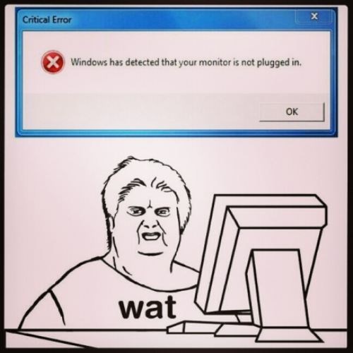 Why is This an Error? - Memebase - Funny Memes