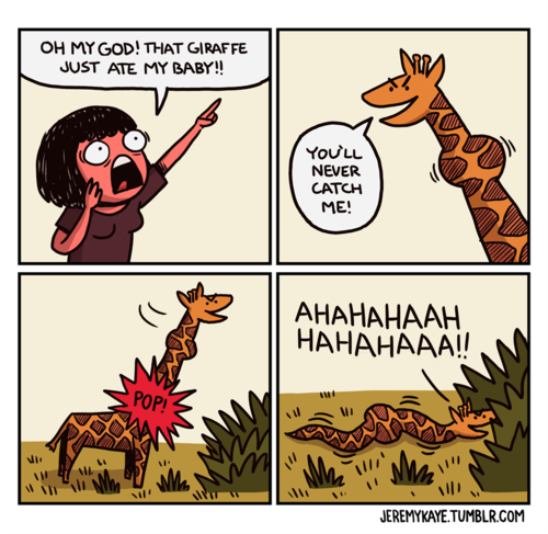 100% True Facts About Giraffes - Web Comics - 4koma comic strip ...