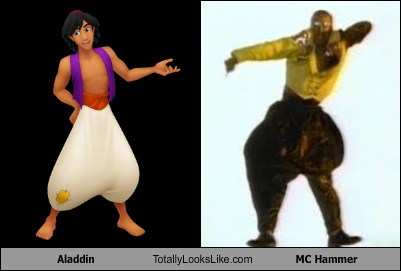 Aladdin Totally Looks Like MC Hammer - Totally Looks Like