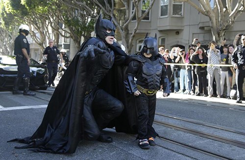 The Batkid is Cleaning Up San Francisco - WIN! - epic win photos