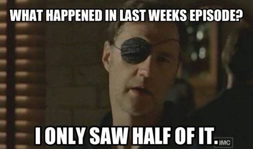 The Walking Dead - eyepatch - Memes of The Walking Dead - The Walking ...