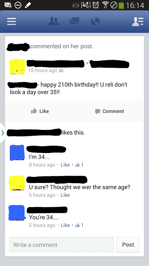 Know Your Age - Failbook - Failing On Facebook