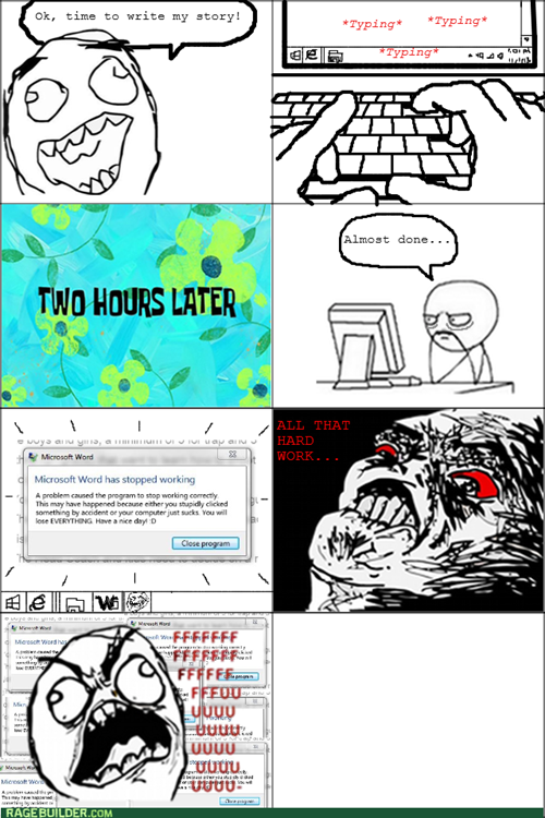 Forgot to Save... - Rage Comics - rage comics